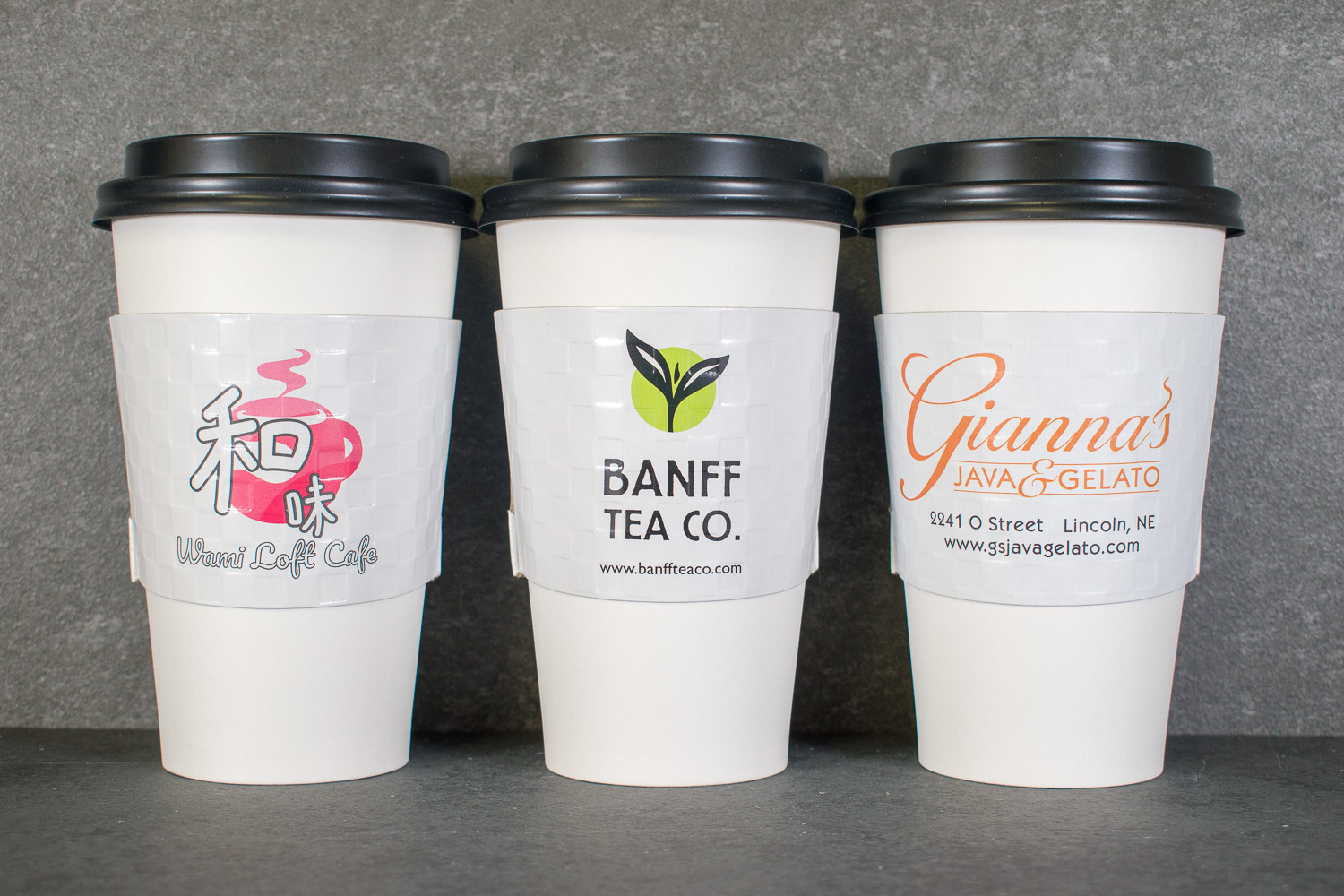 Standard Coffee Sleeve Printing HotShot Coffee Sleeves Custom 
